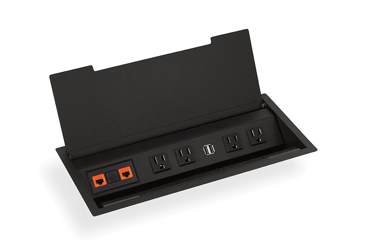 The Mockett PCS91/USB Recessed Power Grommet — 3rings