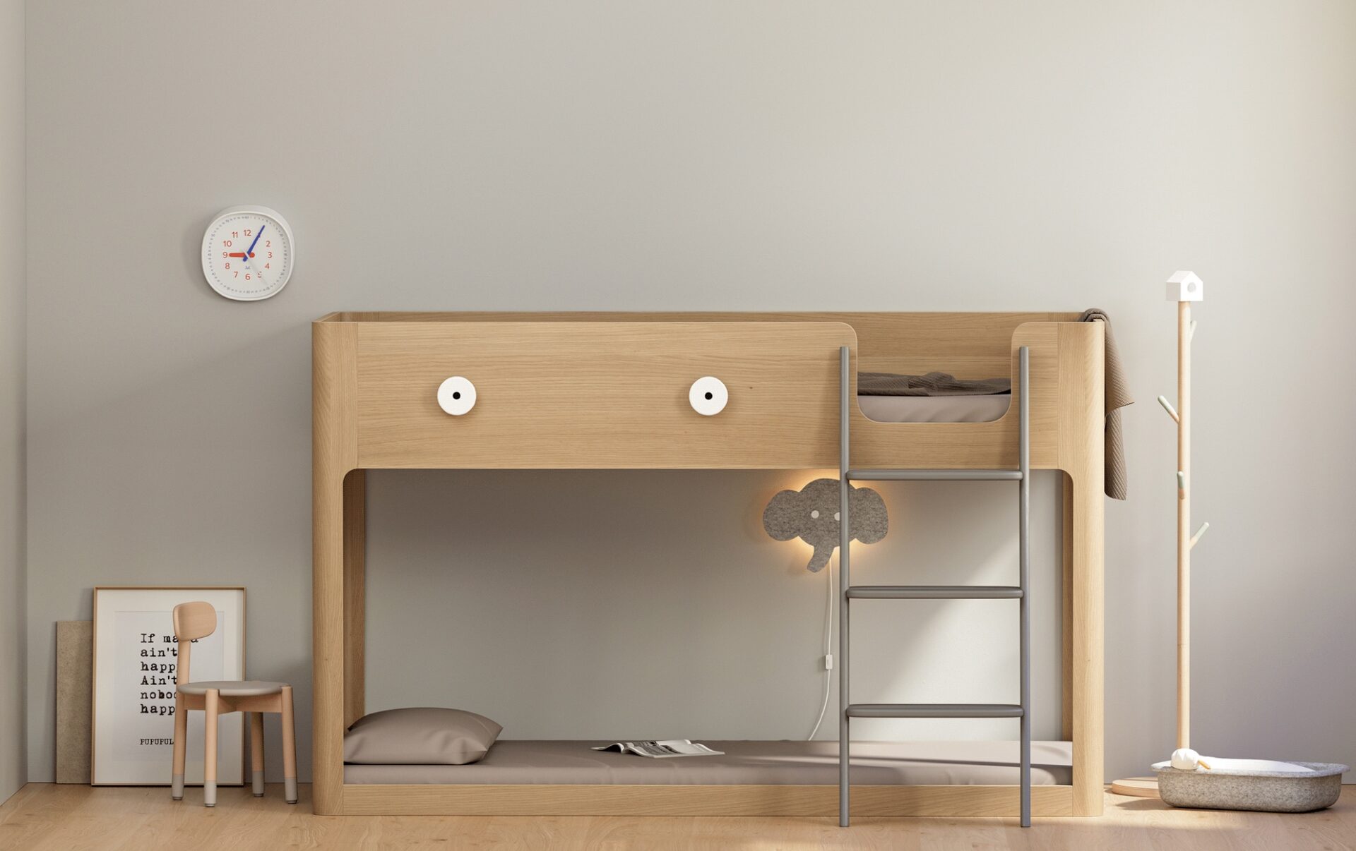 Mid-High Bed by Pupupula Kids — 3rings